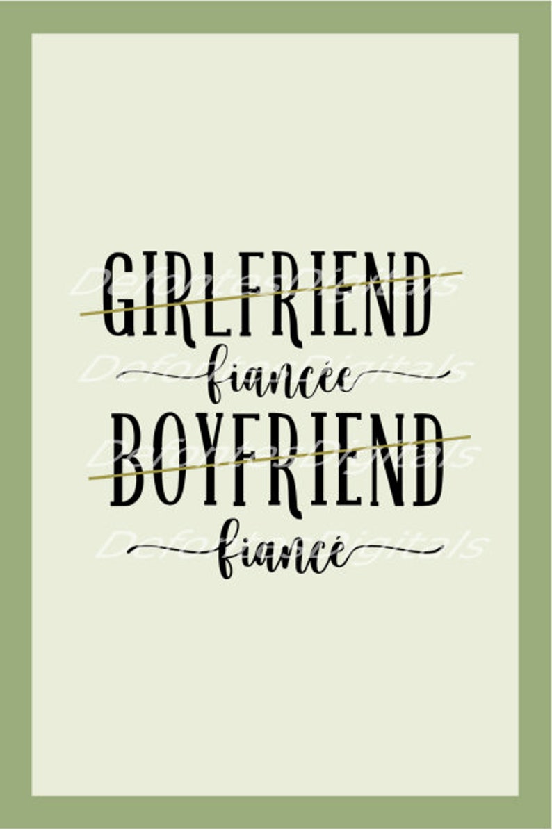 Fiancee Svg ~ Fiance Svg ~ Wedding Svg ~ Marriage ~ Boyfriend Fiance ...