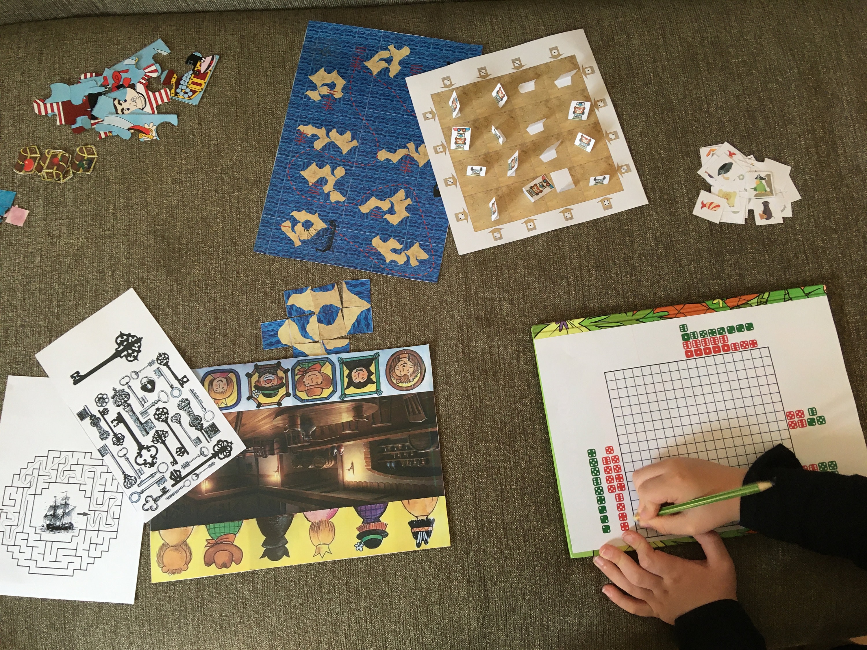 Escape room game for kids. Pirate Treasure themed printable - Etsy España