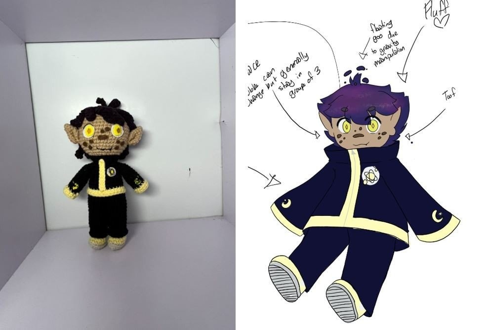 Custom Plush Commission Custom Game Doll Anime Crochet Doll - Etsy