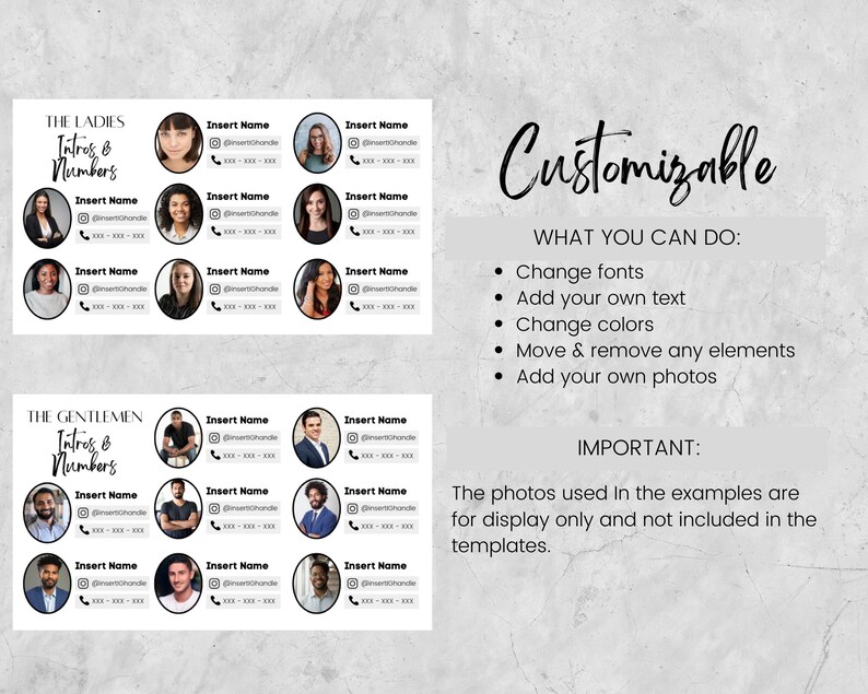 15 Slide Wedding Party Introduction Slides | Bridal Party Intros ...