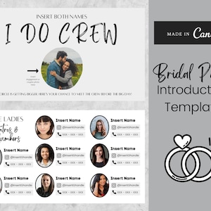 15 Slide Wedding Party Introduction Slides | Bridal Party Intros ...