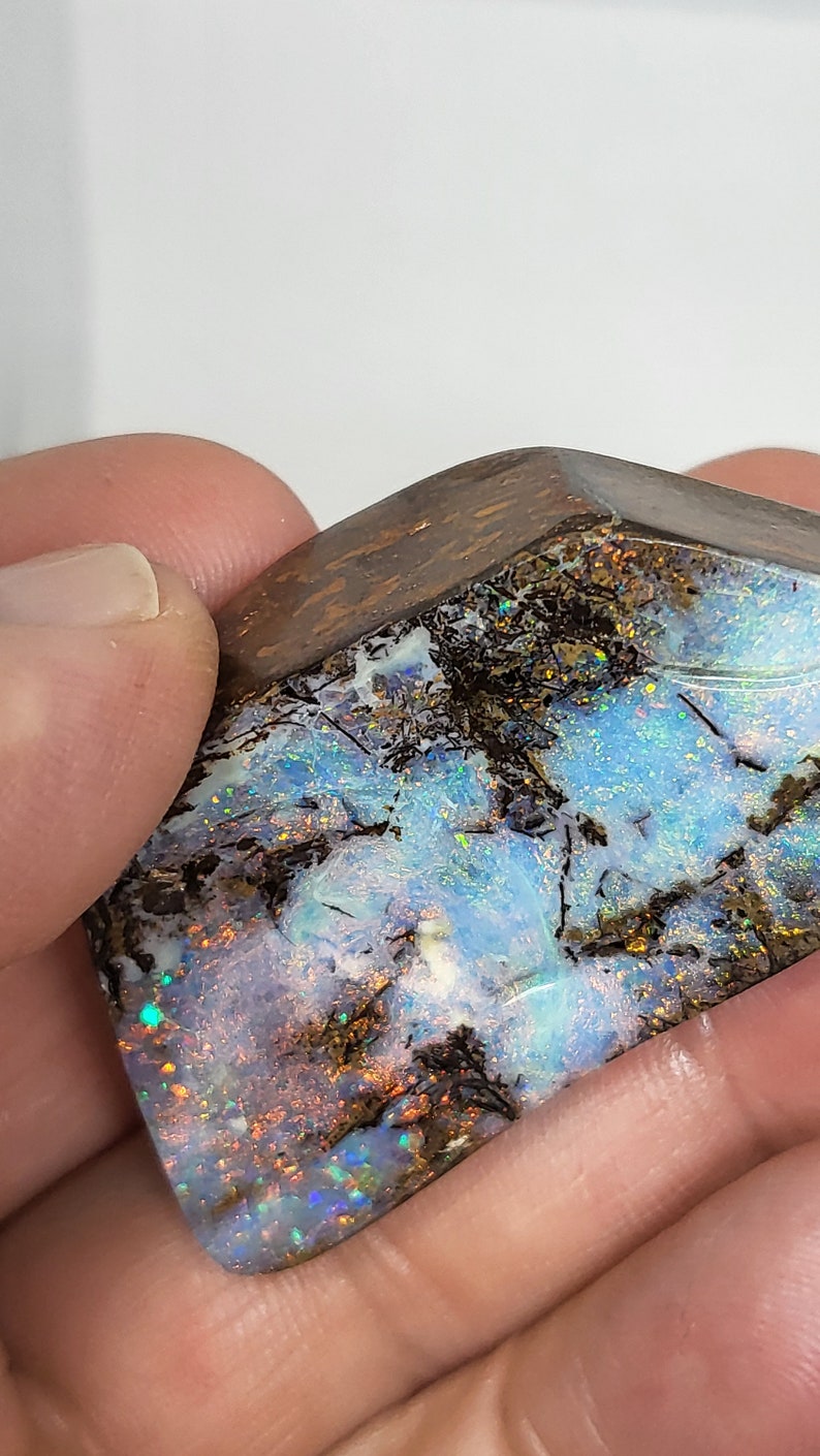191.70ct Boulder Opal Specimen. Natural Opal. Australian Opal. 50x25mm ...