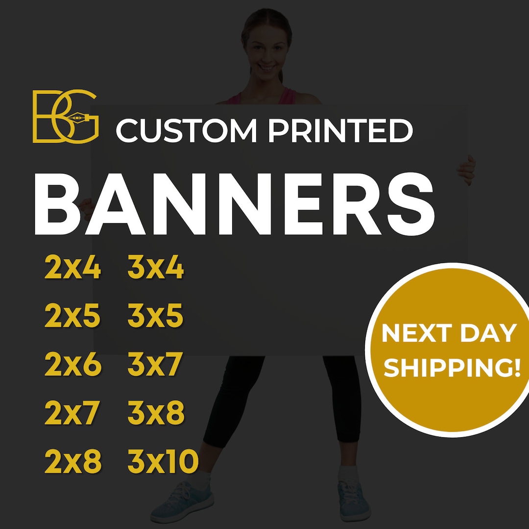 Banner & Sign PRINTING | Custom Vinyl Outdoor / Indoor Banner | Hemmed ...