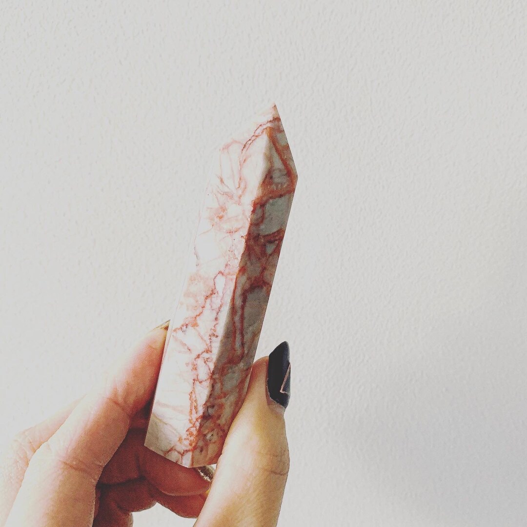 Red Network Stone | Crystal - Etsy Australia