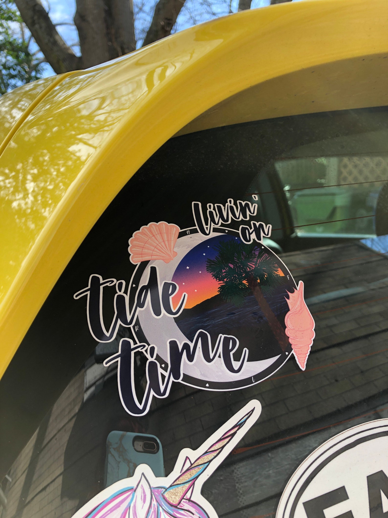 Livin’ on Tide Time Sticker/decal - Etsy
