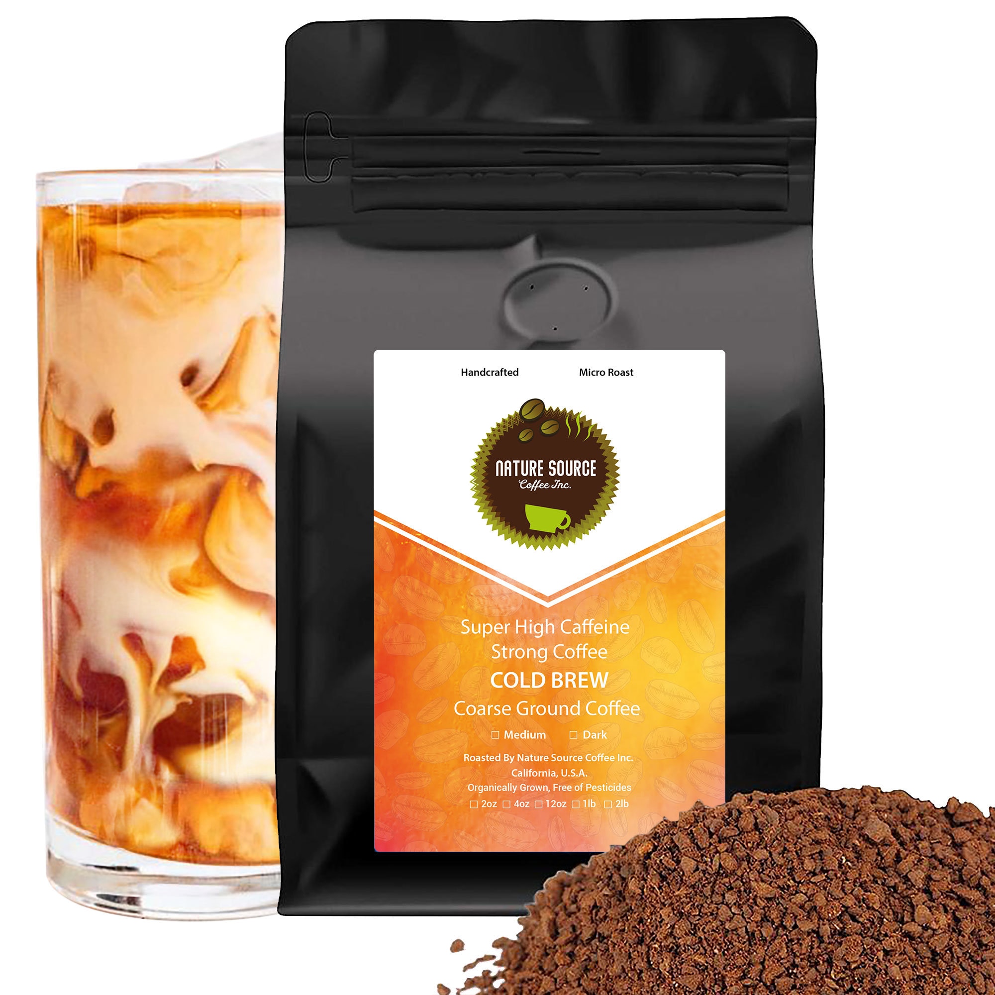 Super High Caffeine Cold Brew | Strong Robusta Coffee | Organic ...