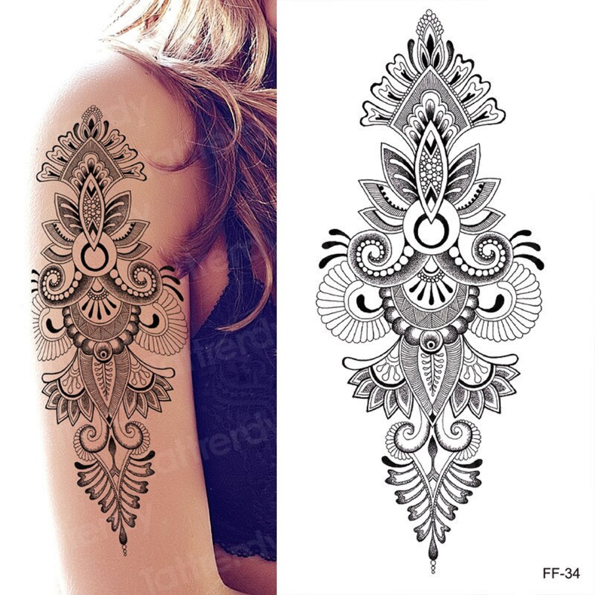 Cross Tribal Arm Designs