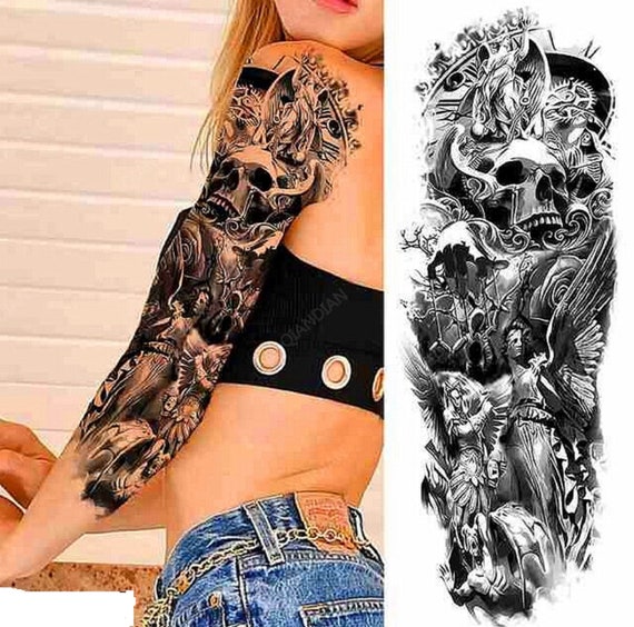 Skulls Arm Tattoos