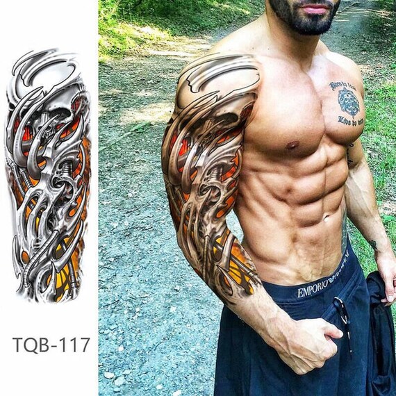 Tribal Skull Arm Tattoo