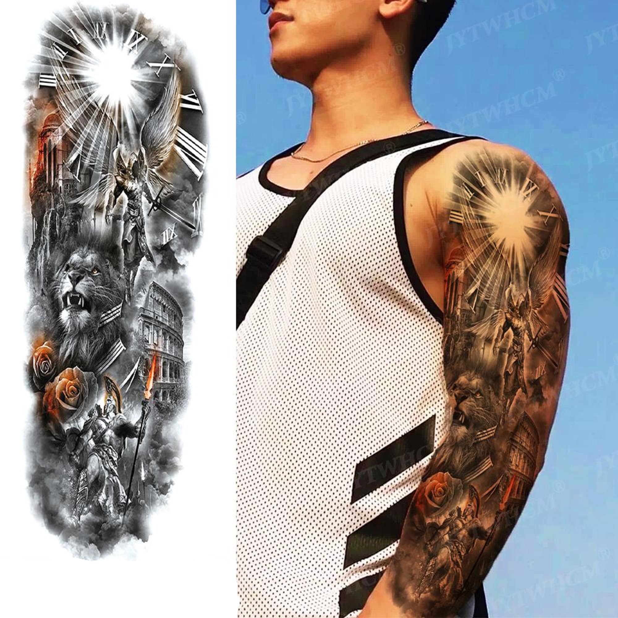 Angel Sleeve Tattoos