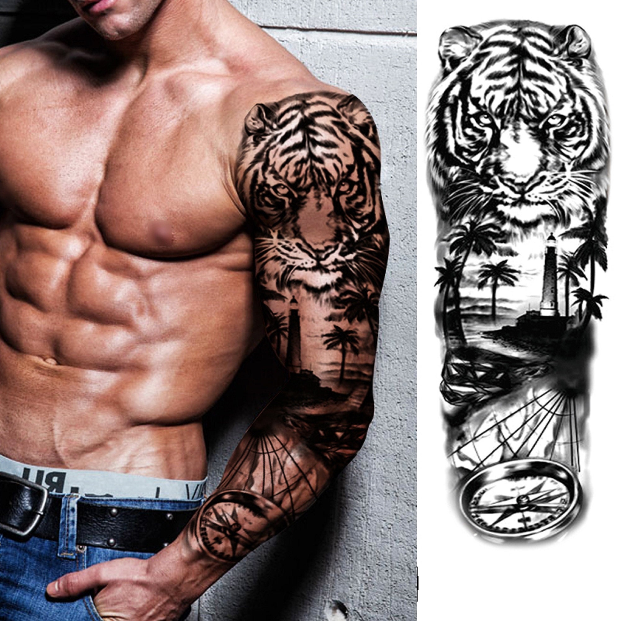 Tiger Tattoo Sleeve