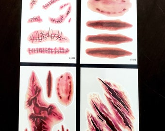 Fake Wound Tattoos - Etsy