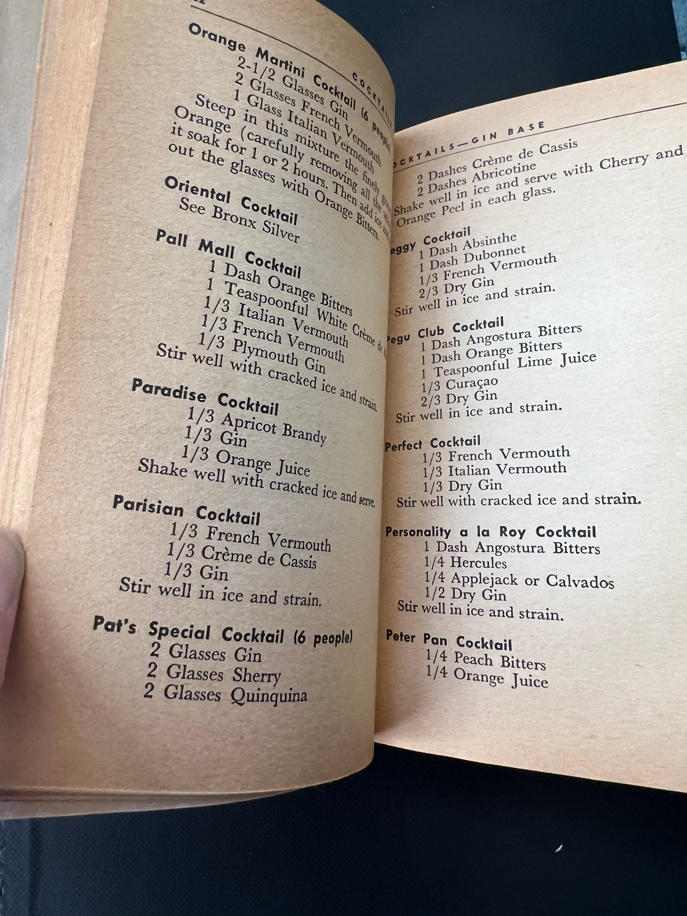 1940s the Standard Bartenders Guide by Patrick Gavin Duffy - Etsy