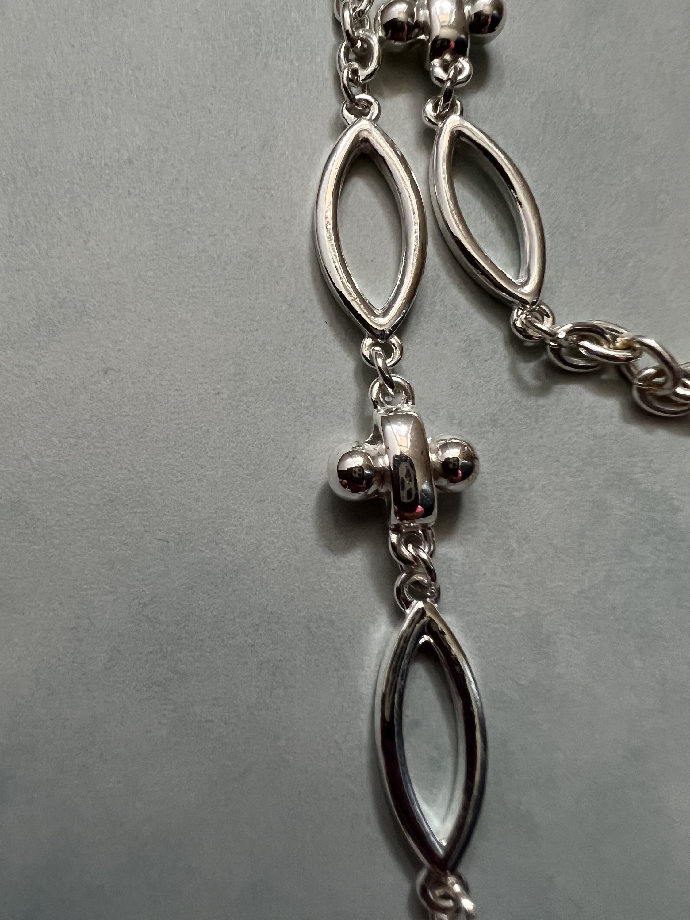 Swarovski Silver Tone 36 Inch Chain Necklace - Etsy