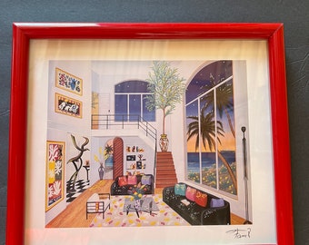 Fanch (francois Ledan), "interior With Three Matisse" – signed ...