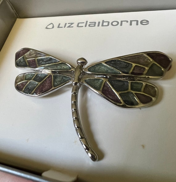 dragonfly pin brooch liz - Gem