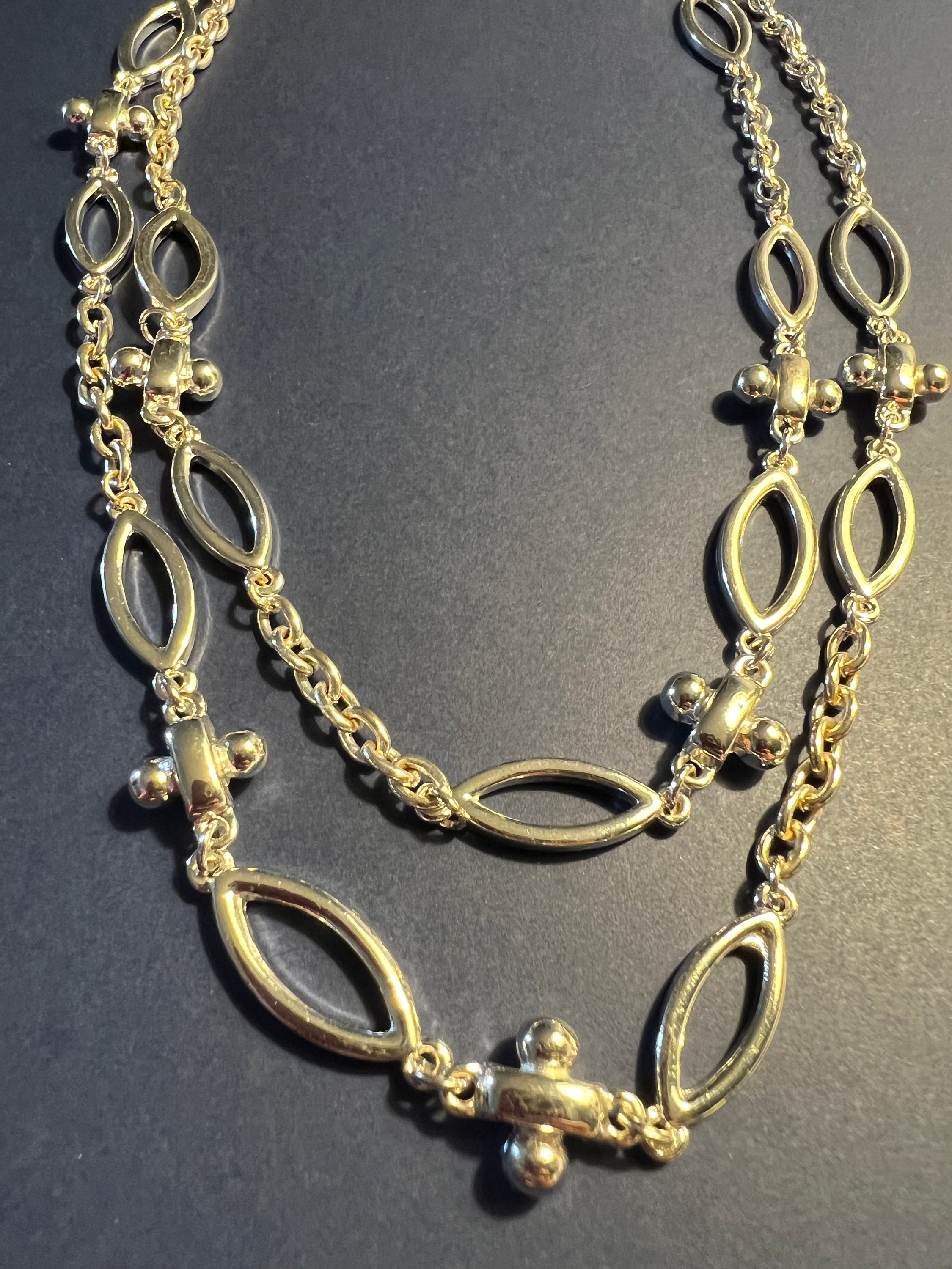 Swarovski Silver Tone 36 Inch Chain Necklace - Etsy