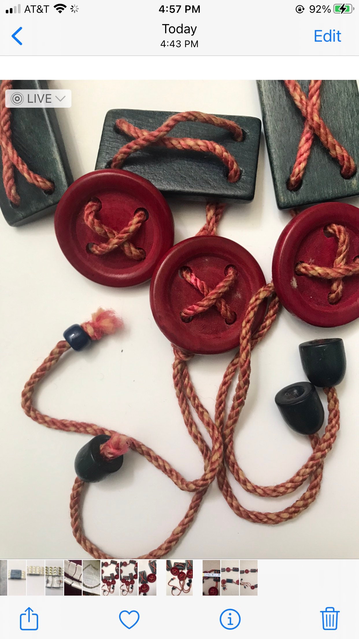 Vintage 1970s Early 80s Blue and Red Oversized Buttons Belt - Etsy