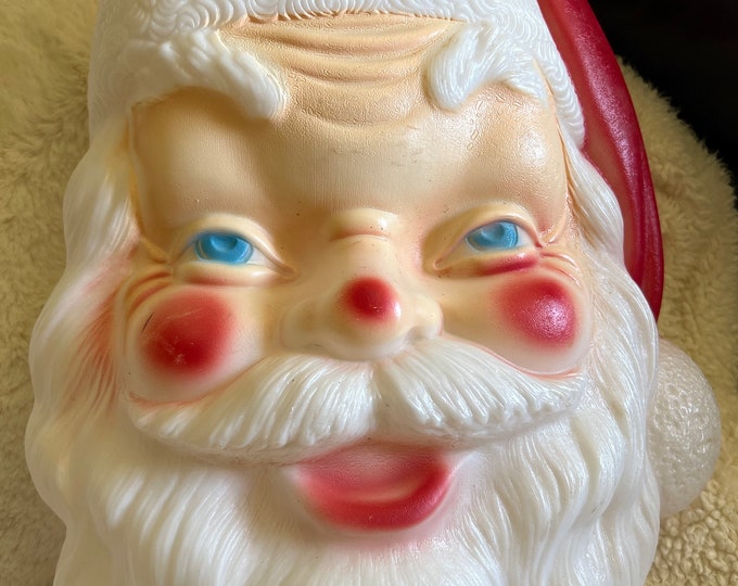 Empire Large Plastic Corp 1968 Made in USA Light up Blow Mold Santa ...