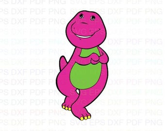 Barney1 Svg | Etsy