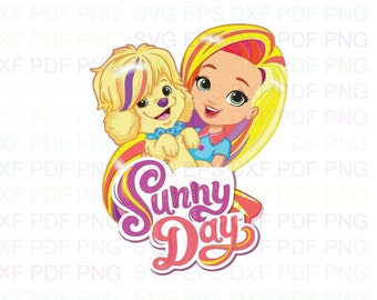 Vector Sunny Day Sunny With Rox And Blair Svg Dxf Eps Pdf Png Clipart ...