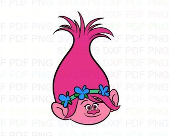 Trolls Poppy Cricut | Etsy