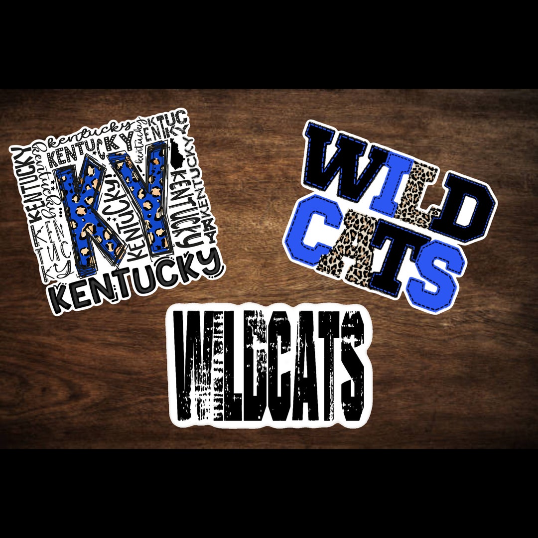 University of Kentucky Sticker Packs *new Waterproof Option Now ...