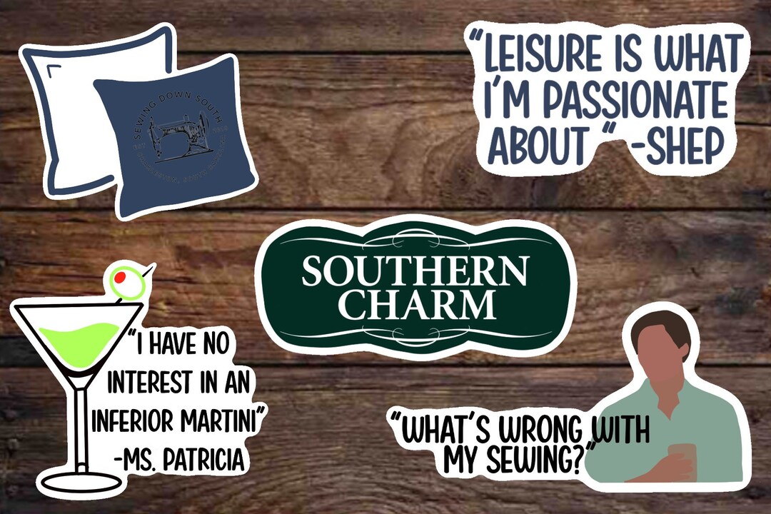 Southern Charm Sticker Pack *waterproof* - Etsy