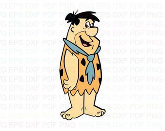 Cricut Clipart Vector Fred Flintstone The Flintstones 2 Svg Dxf Eps Pdf ...