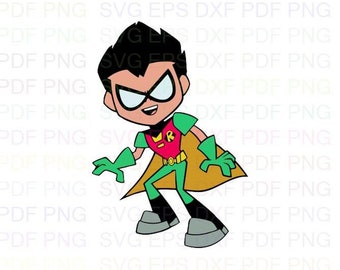 Embellishments Baby Teen Titans svg Teen Titans Go svg Robin svg Cyborg ...