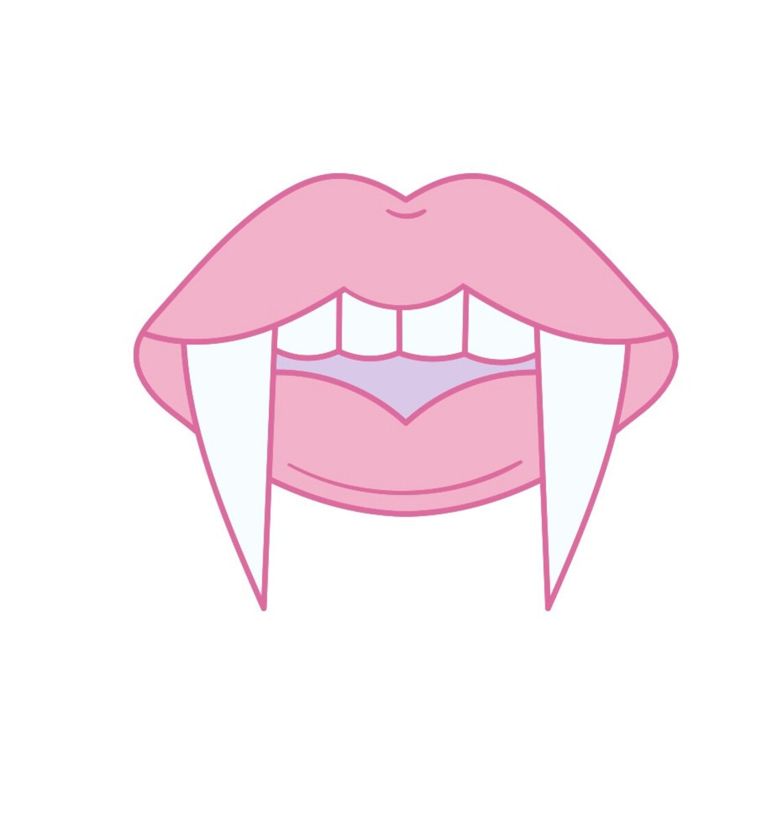 Vampire Lips, Vampire Pink, Pink Lips, Vampire Png, Halloween Png, Pink ...