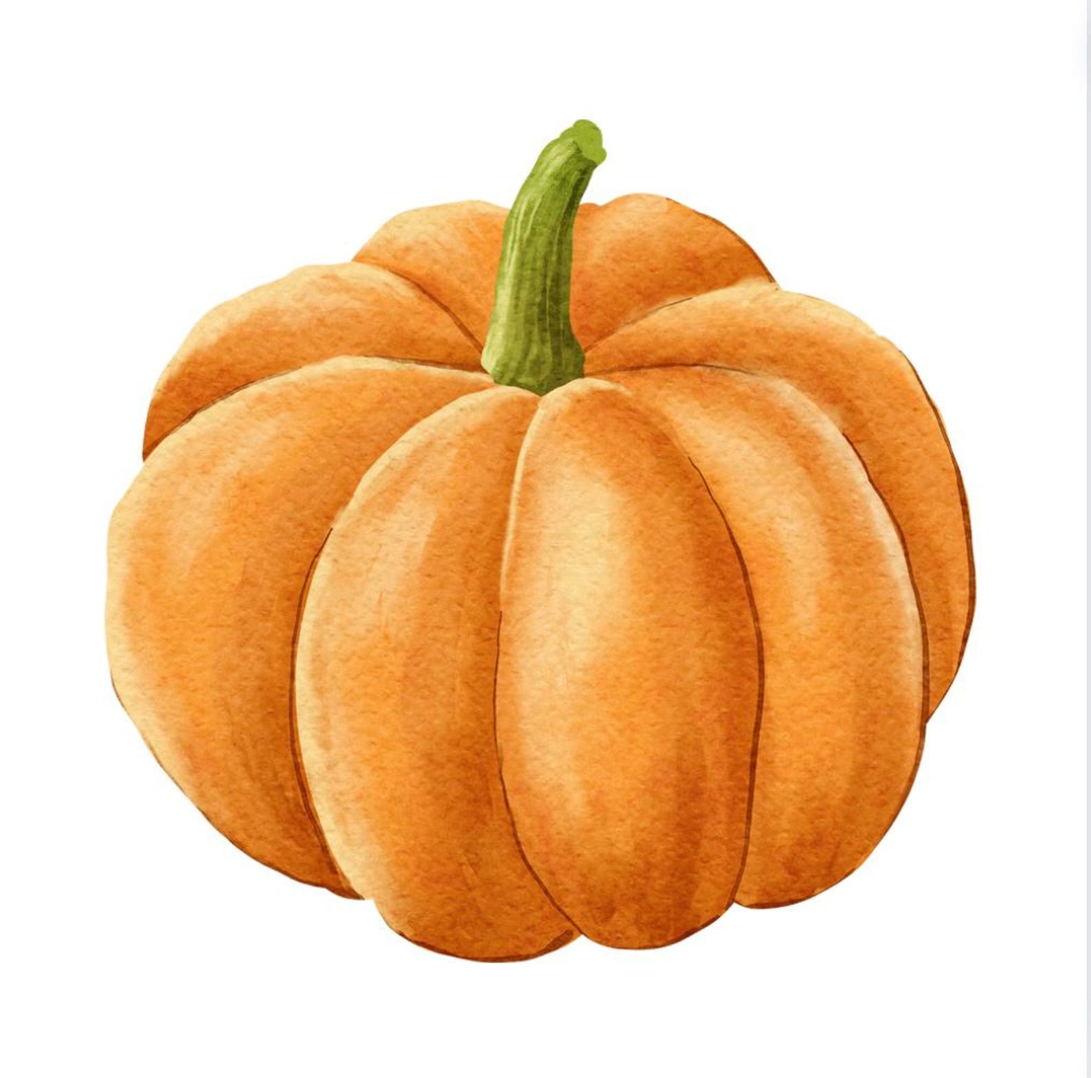 Orange Pumpkin Png, Orange Pumpkin, Halloween Png, Halloween Digital ...