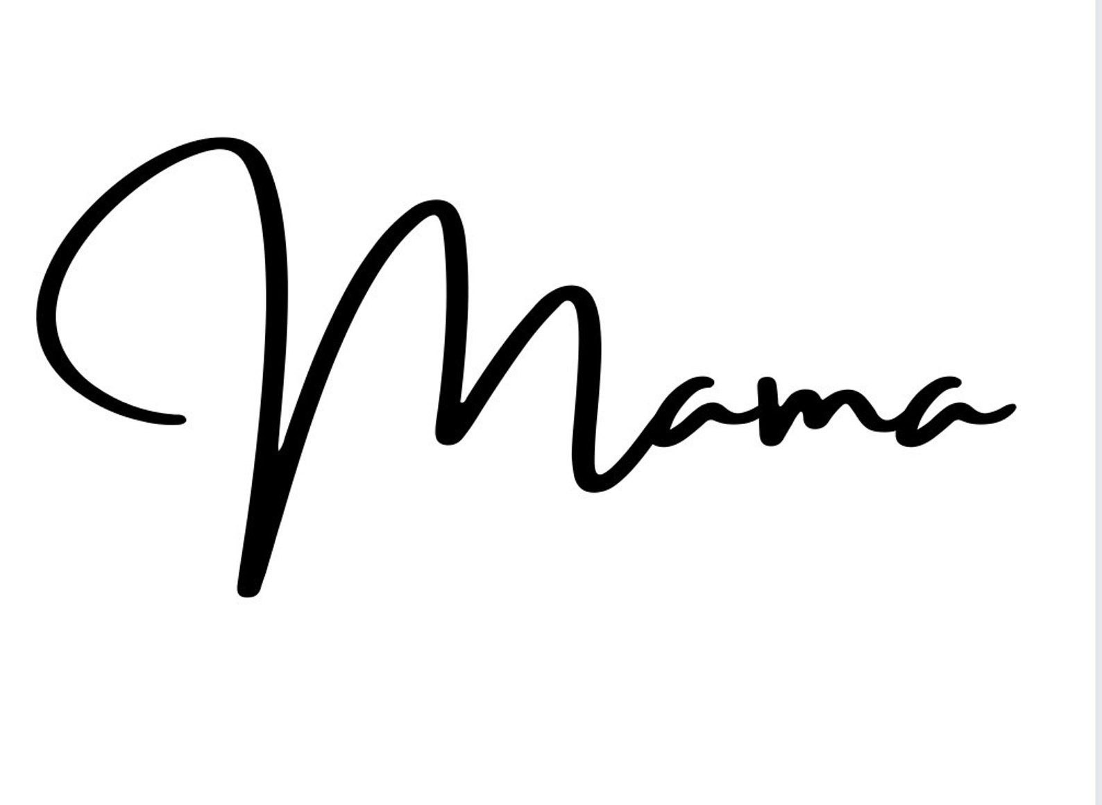 Mama Png, Mama Svg, Mama Digital, Mama Cursive, Mama Handwritten ...