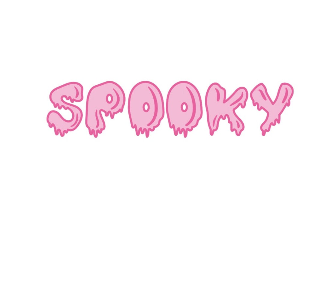 Pink Spooky, Spooky Vibes, Png, Svg, Spooky Png, Halloween Png, Spooky ...