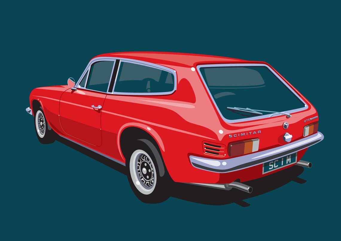 The Legendary Reliant Scimitar GTE Se5a! - Etsy UK