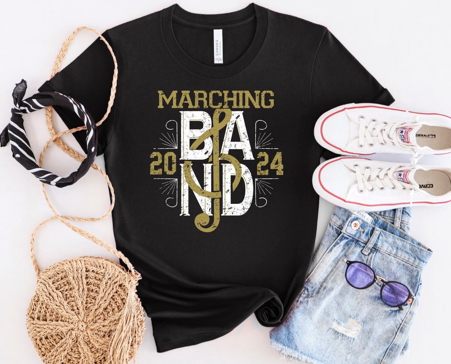 Marching Band 2024, Heat Tranfer, Ready to Press T-shirt for DTF - Etsy