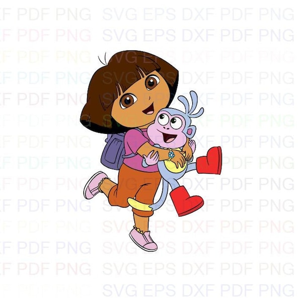 Dora Explorer Svg - Etsy