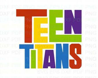 Teen Titans Svg - Etsy Australia