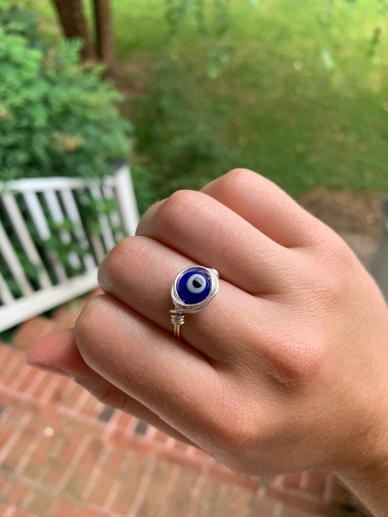 Evil Eye Ring - Etsy