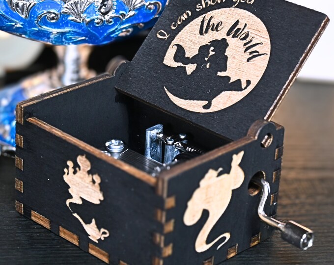 Vintage Sanyo Chadwick Miller singing in the Rain Wind up Music Box ...