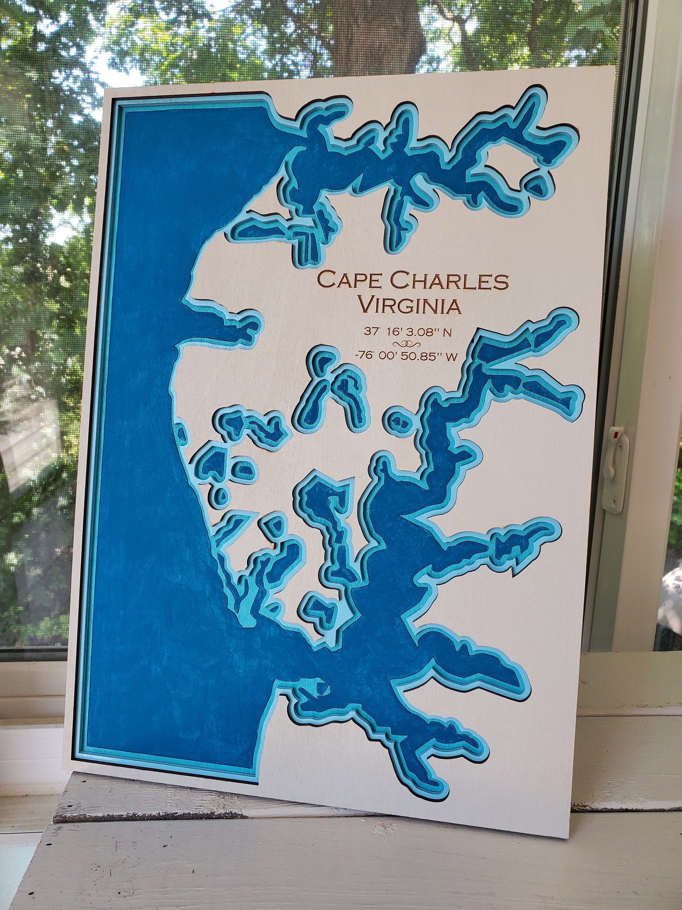 Cape Charles Layered Sign - Etsy