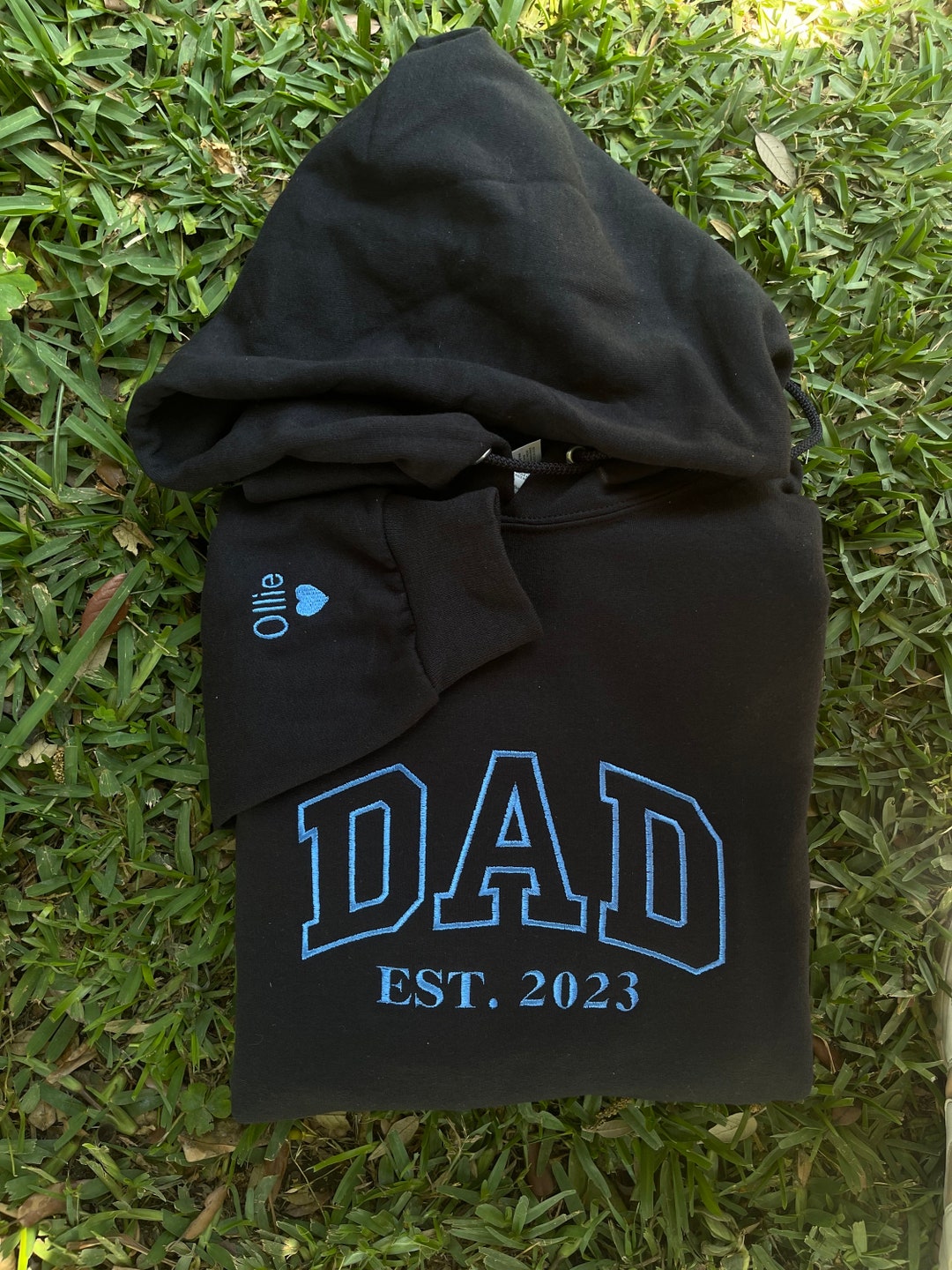 Dad Embroidered Sweatshirt, Dad Sweatshirt, Father’s Day Hoodie, Dad ...