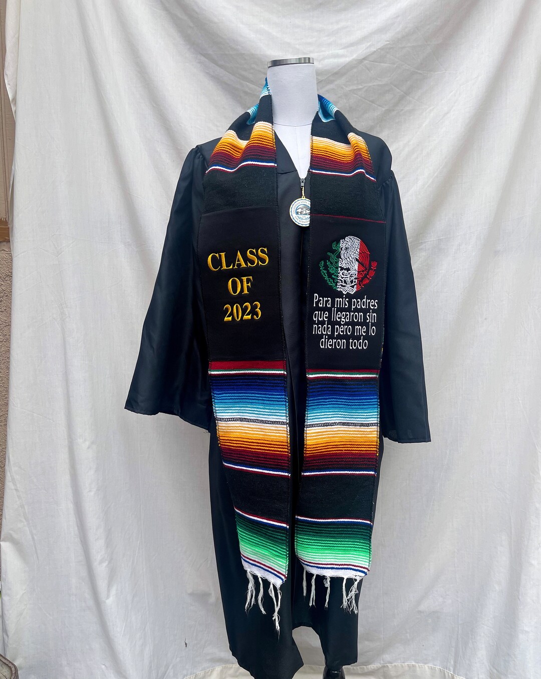 Graduation Mexican Sarape Sash Class of 2024 First Generation ...