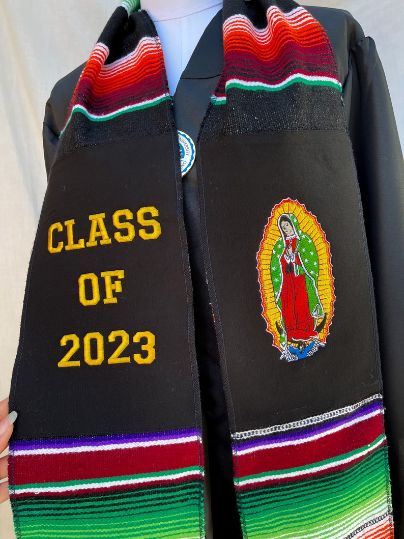 Graduation Virgen De Guadalupe Sarape Sash Class of 2023 - Etsy