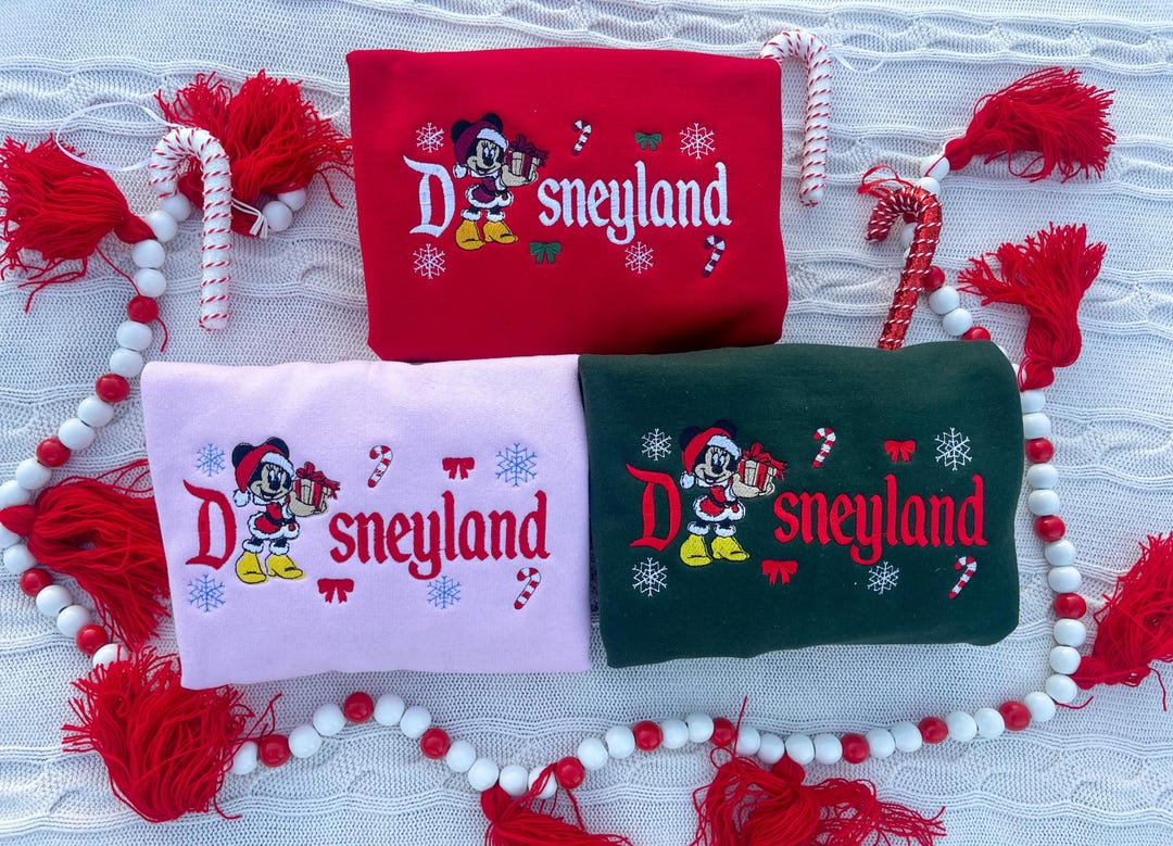 Mickey Mouse Christmas Sweater, Christmas Disney Sweatshirt, Mickey and ...