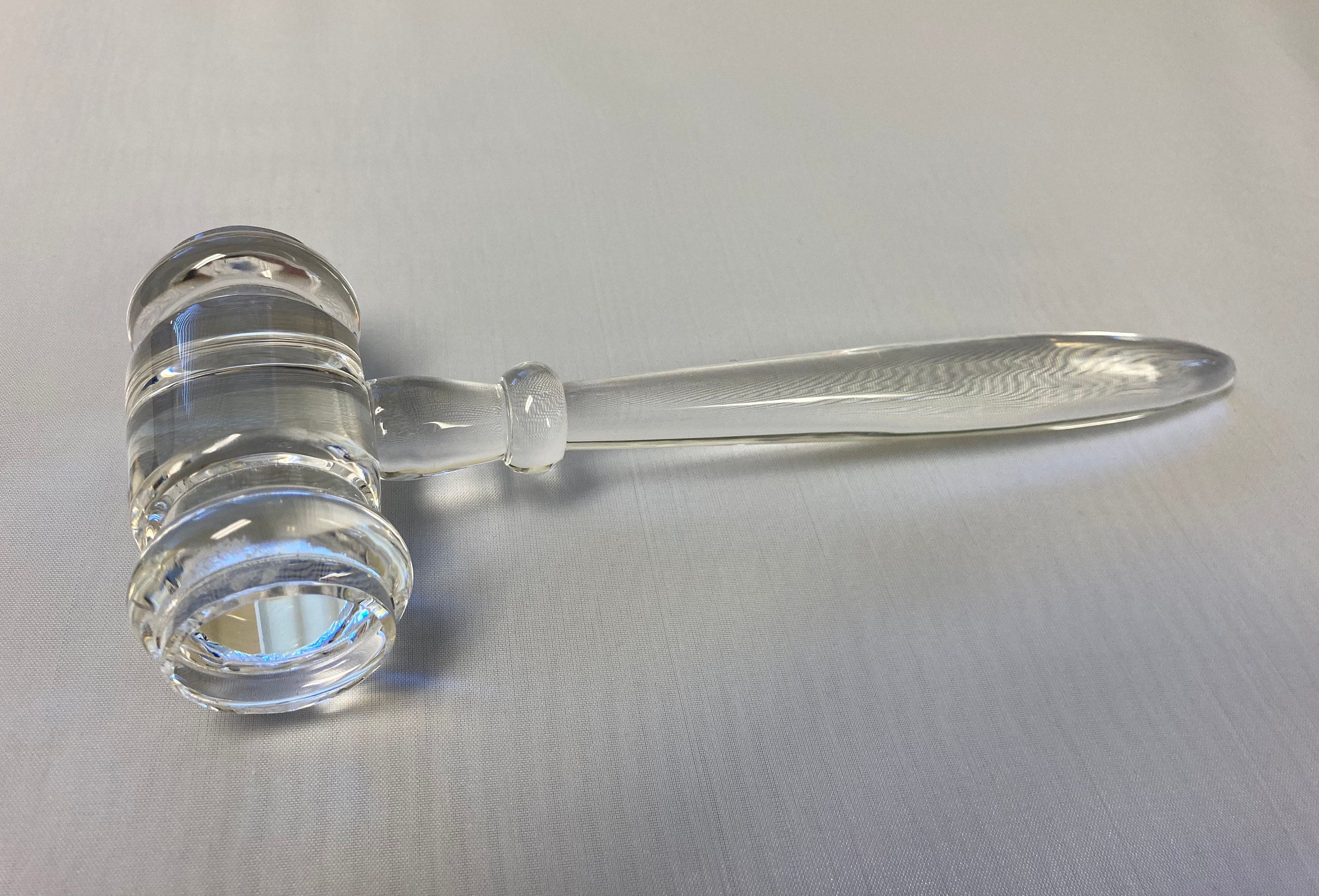 Hand Cut Crystal Gavel, Law Graduation Gift - Etsy
