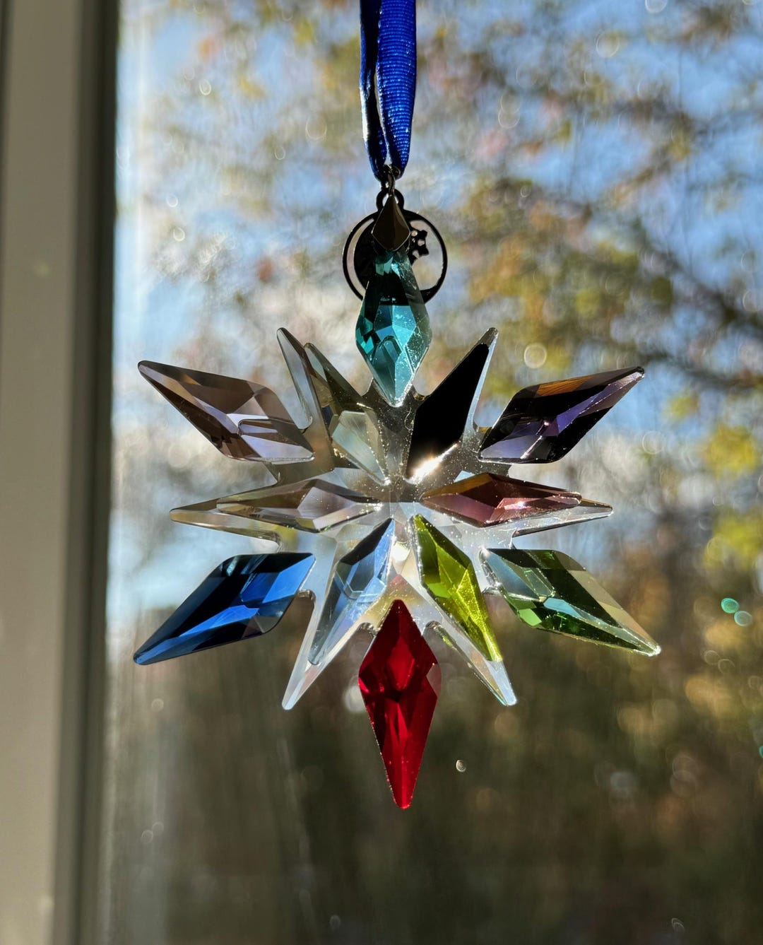Crystal Snowflake 3.25 Inch Multicolor - Etsy