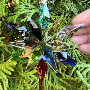 Crystal Snowflake 3.25 Inch Multicolor - Etsy