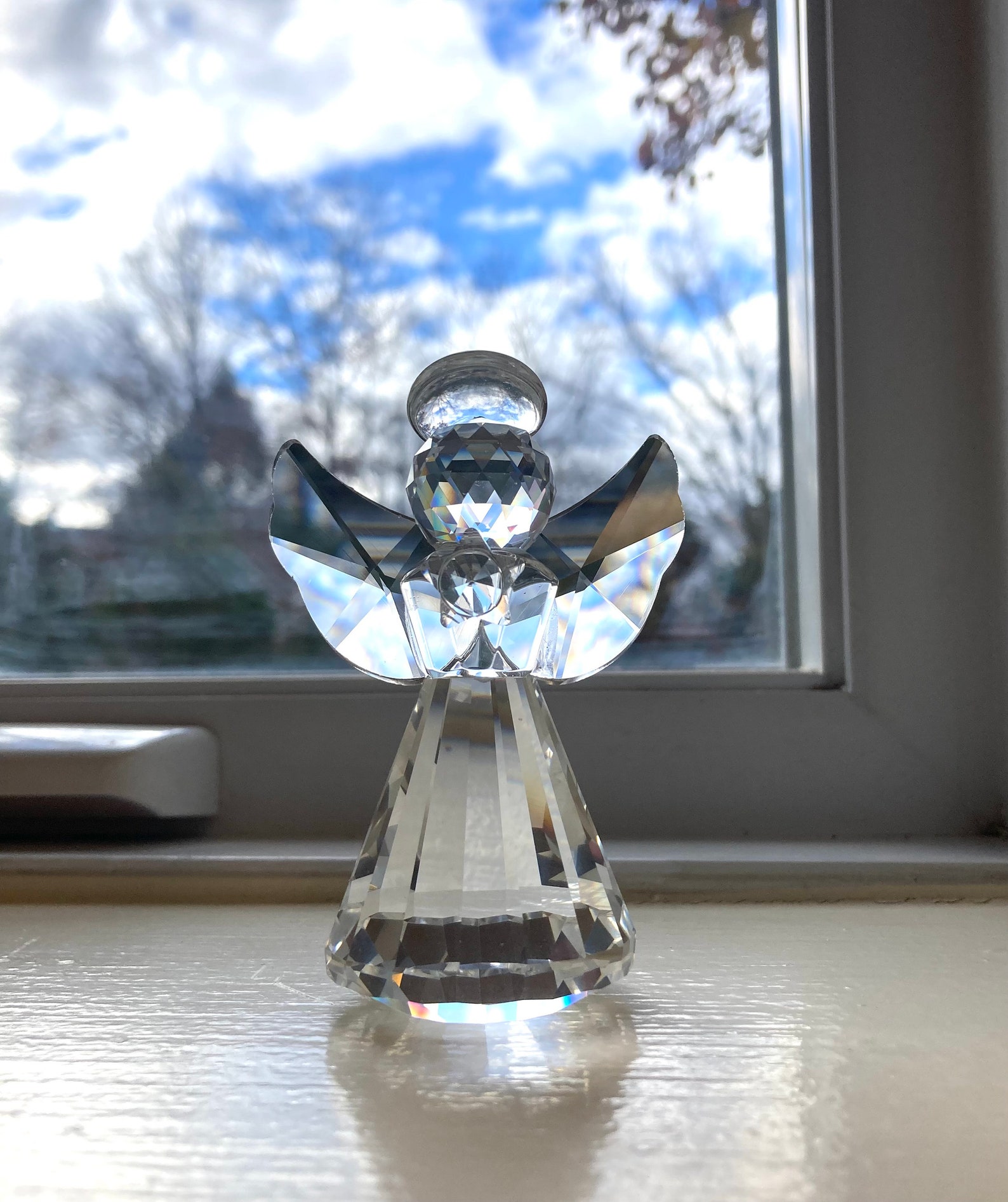 Crystal Angel 3.5inch - Etsy