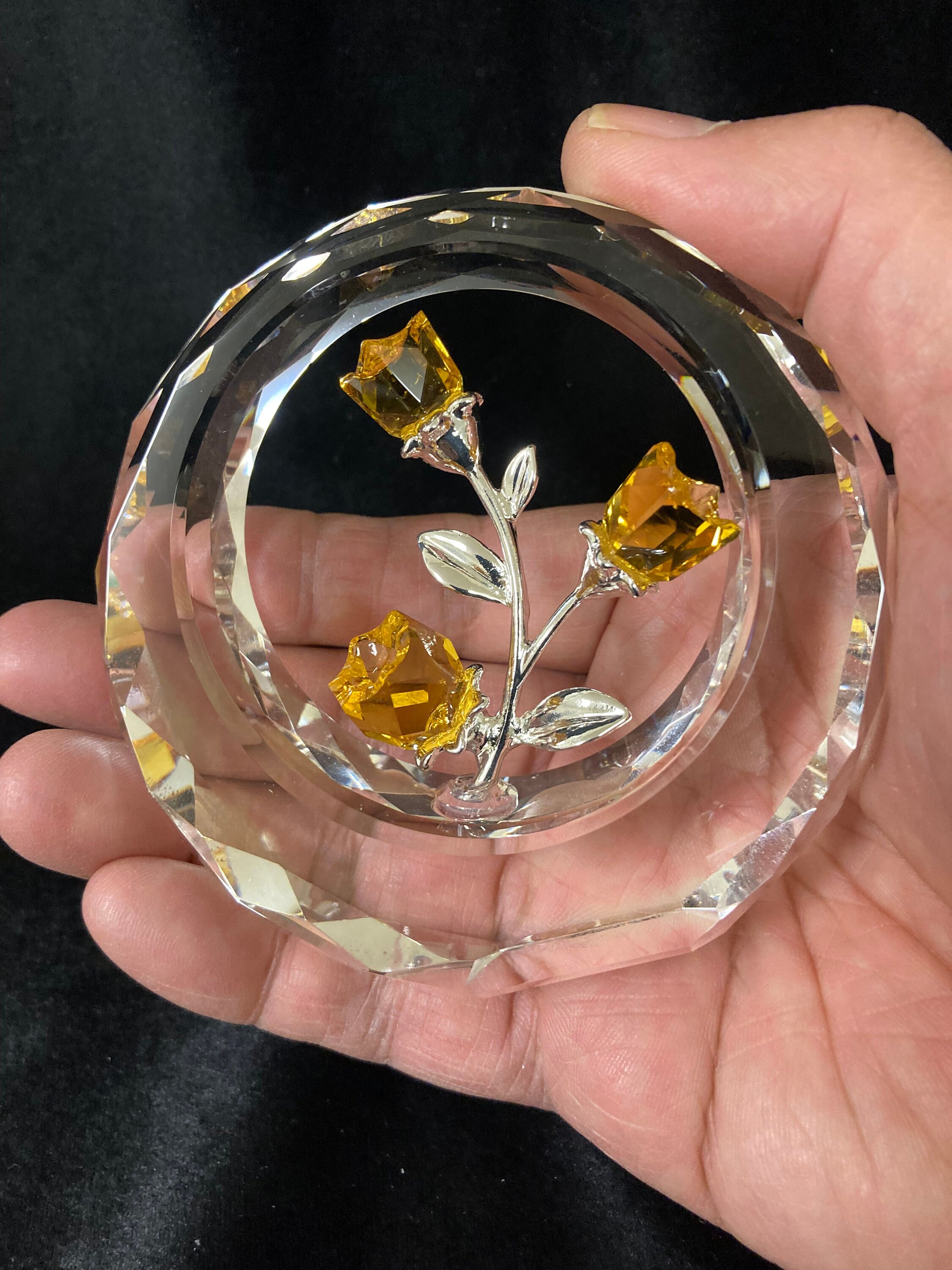 Crystal Rose Yellow - Etsy